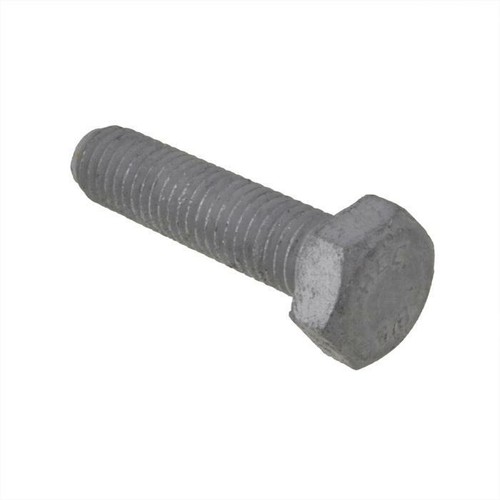 Qty 5 Hex Set Screw M16 (16mm) x 100mm Galvanised High Tensile Class 8. ...