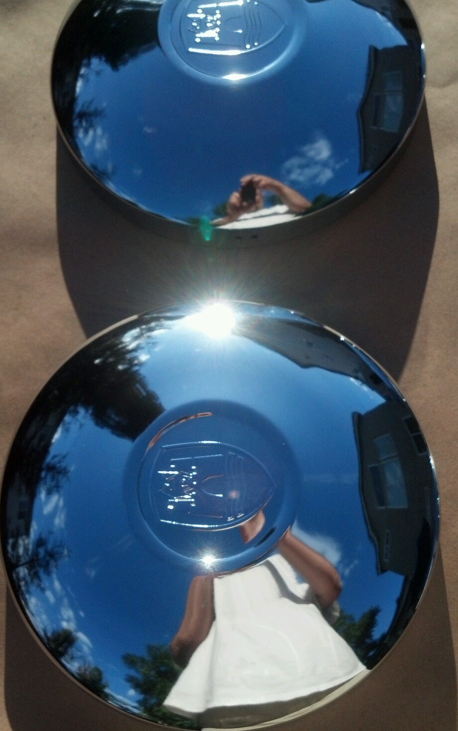 set 4 Bug super beetle karman ghia type 3 hubcaps 68 69 70 71 72 73 ...