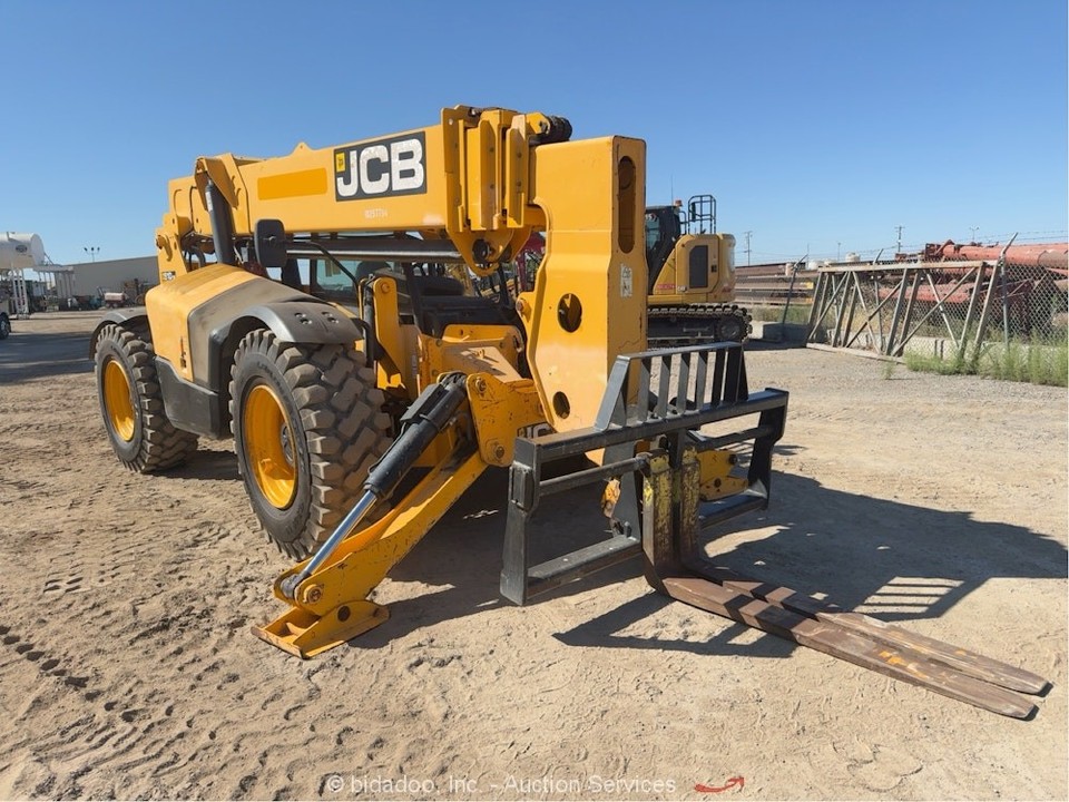 2014 JCB 510-56 56' 10,000 lb Telescopic Reach Forklift Telehandler Aux ...