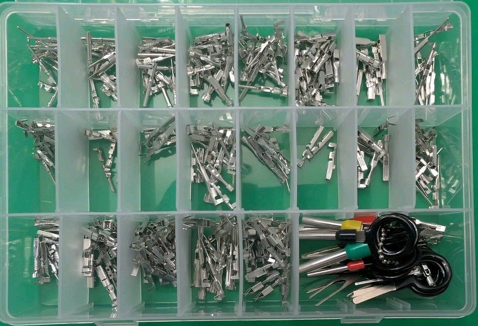 420PCS Connector Pins 21 Types Electrical Wire Terminal Kit,18PCS ...
