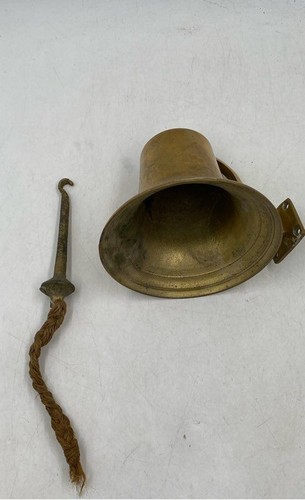 Vintage Gold Tone Brass Home Decor Engraved Mystical Bell For Wall ...