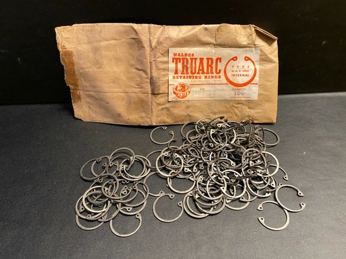 3 Vtg Open Waldes Truarc Retaining Rings Packages in Original Packages ...