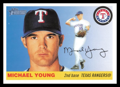 2004 Topps Heritage #206 Michael Young Texas Rangers | eBay