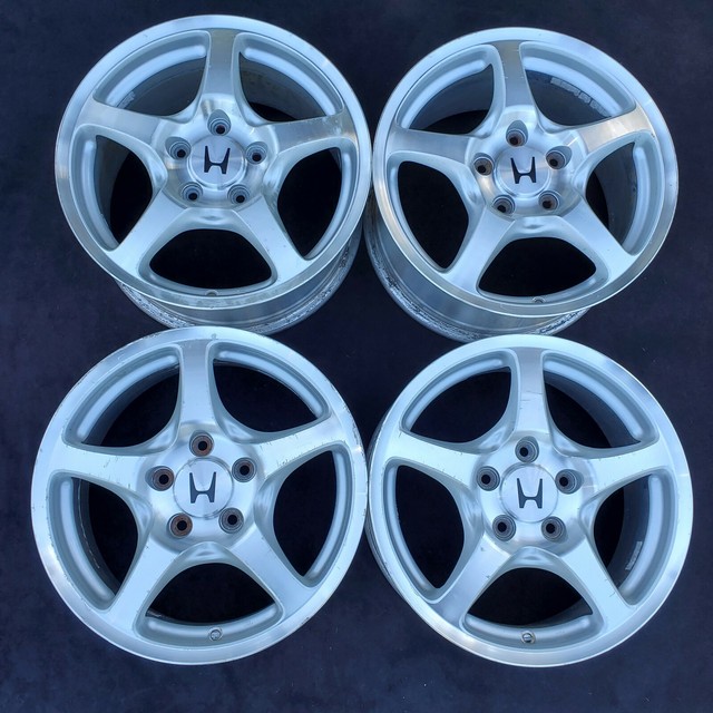 16" Honda S2000 OEM S2K AP1 Wheels Rims 5x114.3 5x4.5 Mugen Spoon F20c ...