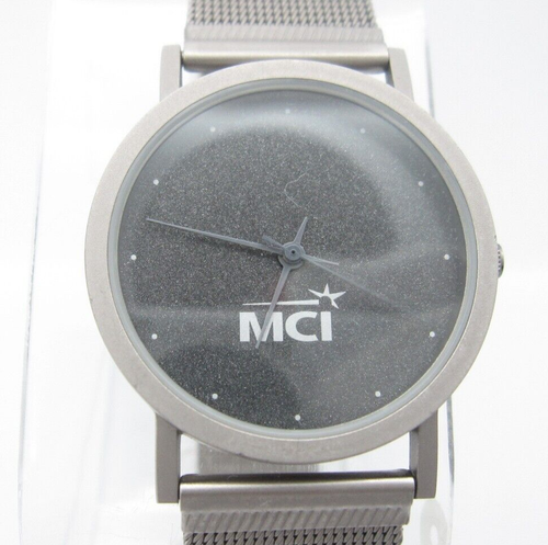 Men's MCI Telecommunications Quartz WR Analog Dial Causal Round Watch ...