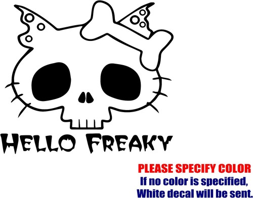 Vinyl Decal Sticker - Hello Freaky #04 Car Truck Bumper Window Laptop ...
