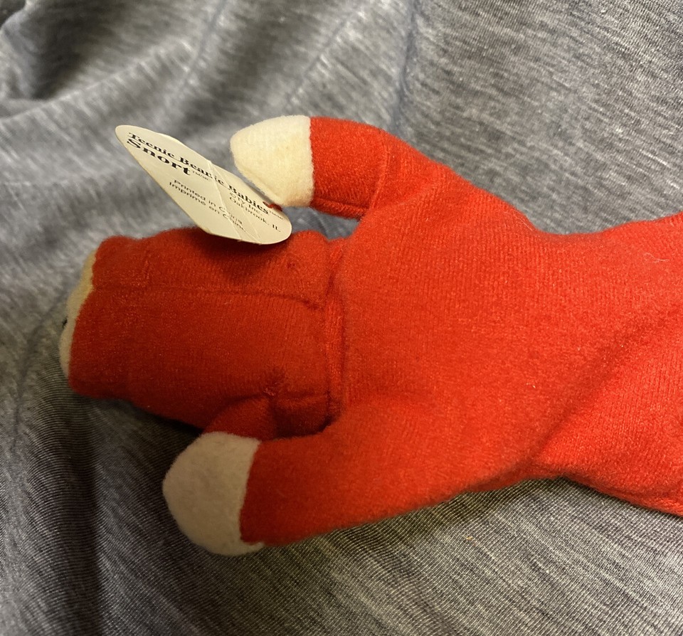 TY Beanie Babies Snort Red Bull Stuffed Plush Toy 1993 6.5" Retired | eBay