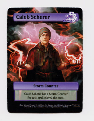 SCG Caleb Scherer Storm Counter - Star City Games MTG Magic the ...