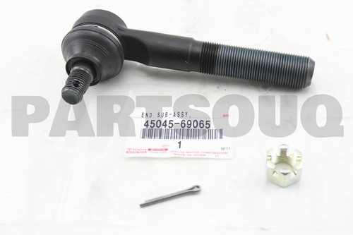 4504569065 Genuine Toyota END SUB-ASSY, STEERING RELAY ROD, RH/LH 45045 ...