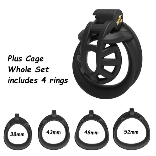 Male Chastity Belt Device Cage Ring Lock Binding Slave Restrain Man New ...