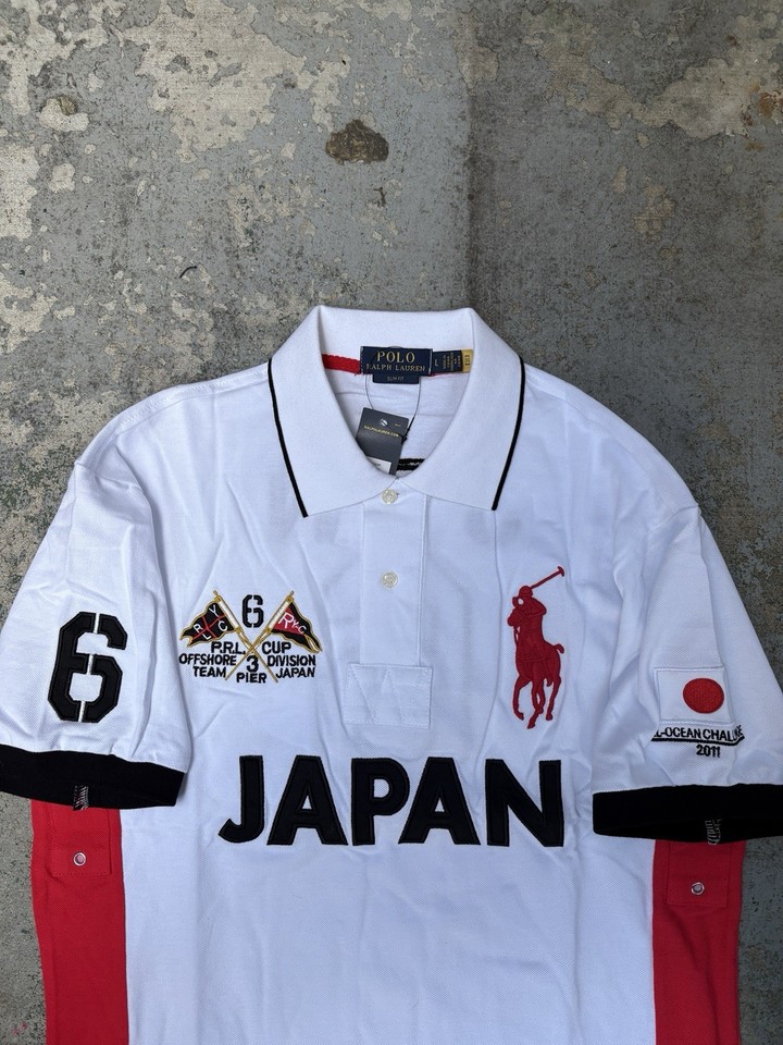 White, Black and RedPolo Ralph Lauren “JAPAN" Polo shirt Chief Keef | eBay
