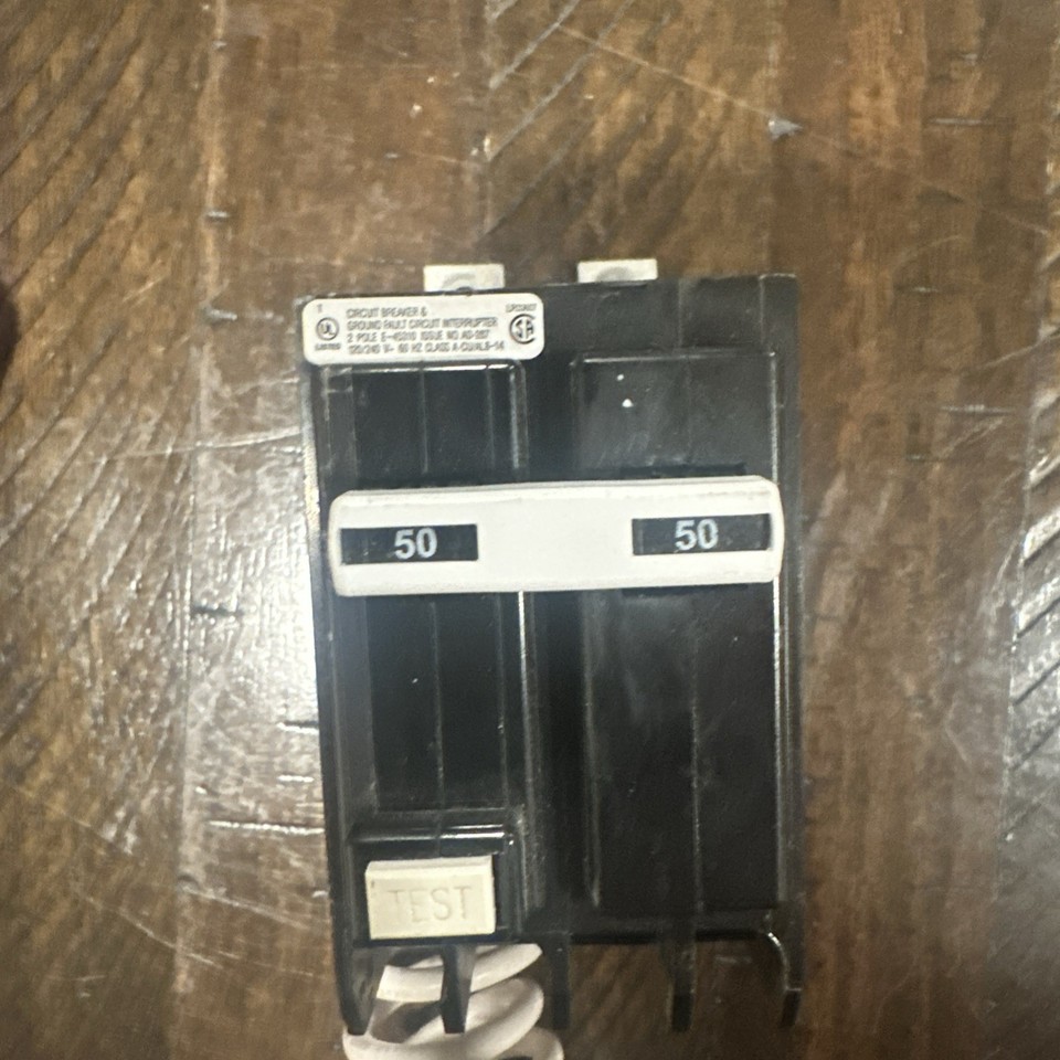 Eaton - 50A, Circuit Breaker with Ground Fault Protection - QBGFT2050 ...