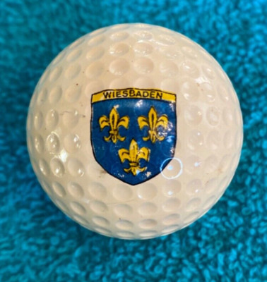 WIESBADEN Golf Club (GERMANY) 1960s Early Logo Golf Ball | eBay