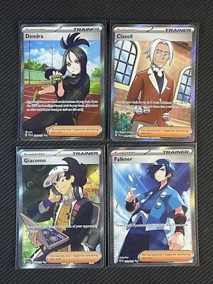Pokemon Card X4 Dendra Falkner S&V Paldea Evolved Illustration Rare ...