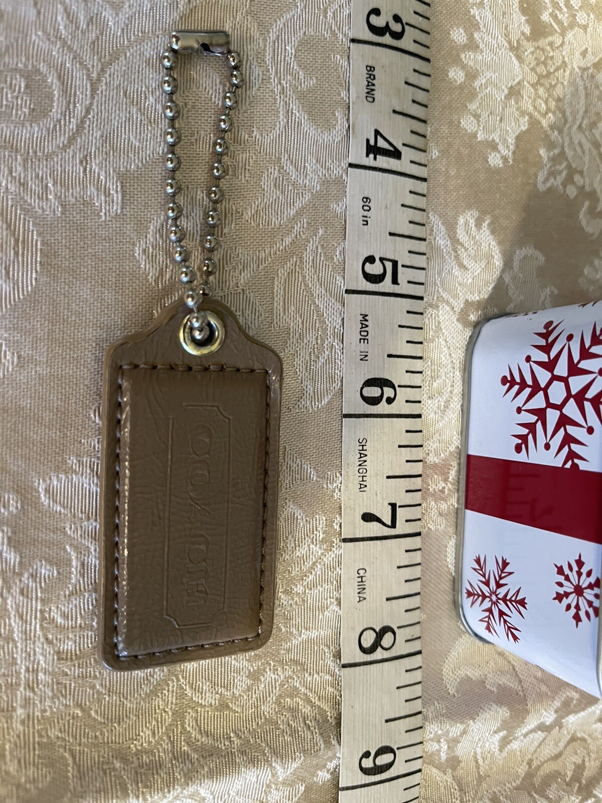 Coach vintage replacement hang tag light brown Leather - Gem