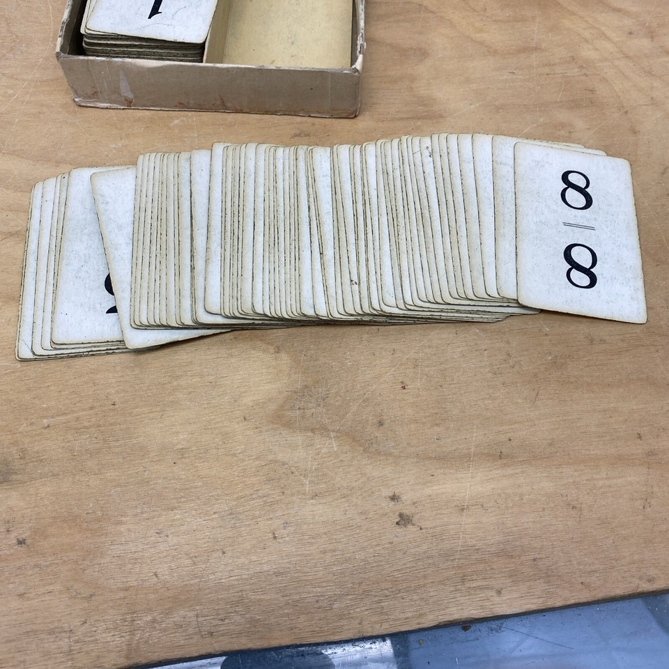 Vintage 1938 Flinch Card Game %100 Complete with Instructions Red Box A ...