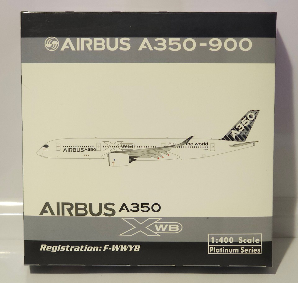 Phoenix 1/400 Airbus A350-900 F-WWYB House Colours Diecast Model ...