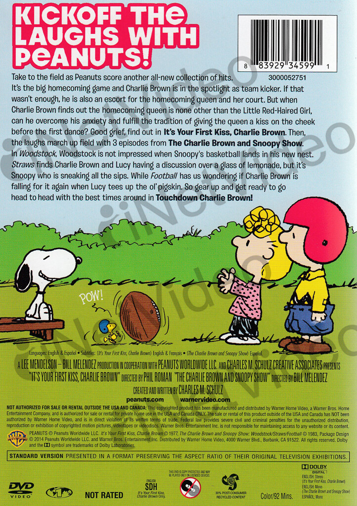 Peanuts: Touchdown Charlie Brown! (DVD) for sale online | eBay