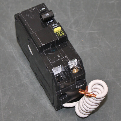 Square D GFI Circuit Breaker QO260GFI, 60A, 2P, Ground Fault Circuit ...