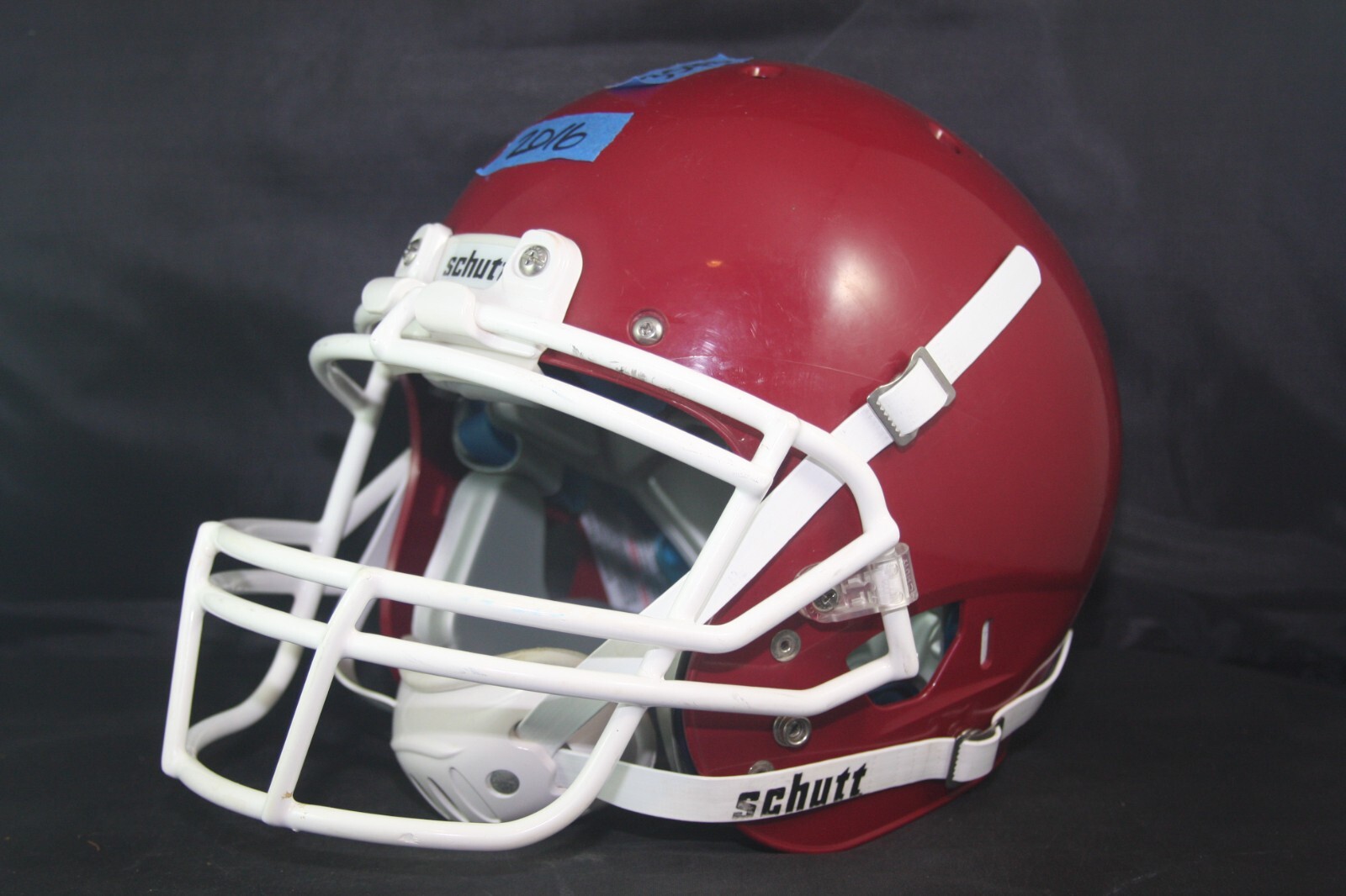 2016 Adult Schutt XP PRO Exc Cardinal Football Helmet MEDIUM Hard Cup Chin 131 | eBay