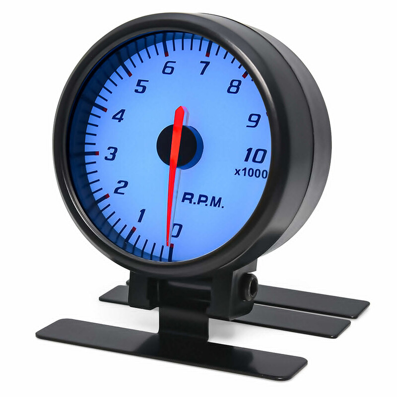 2.5" 60mm Car Pointer Tachometer Tacho Gauge Meter 0-10000 RPM B7 | eBay