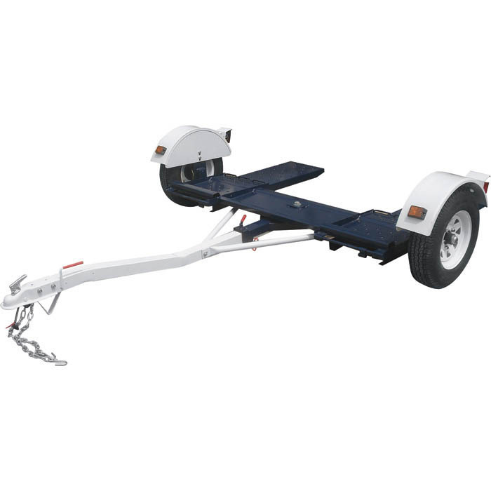 Pull Behind Steel Tow Car Dolly - 3,320 GVWR Capacity - Lights ...