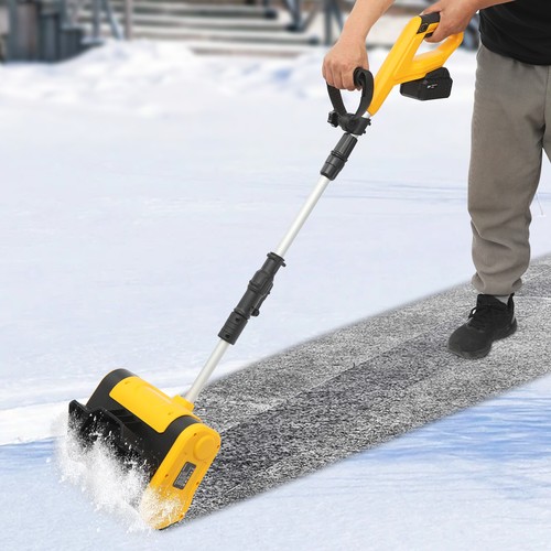 Cordless Snow Sweeping Blower Snow Cleaning Shovel Battery Powered ...