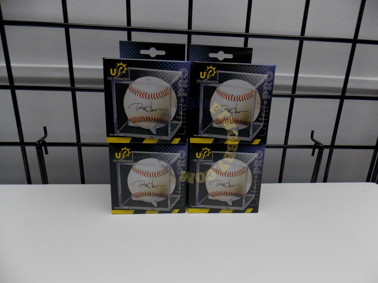 Lot of 4 ULTRA PRO UV BASEBALL CUBE BALL HOLDER DISPLAY CASE CRADLE | eBay
