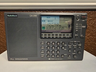Radio Shack DX-398 All-Band Shortwave Receiver Radio FM / LW / MW / SW ...