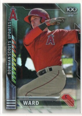 Taylor Ward 2016 Bowman Chrome Scouts Updates Top 100 Prospect Card # ...
