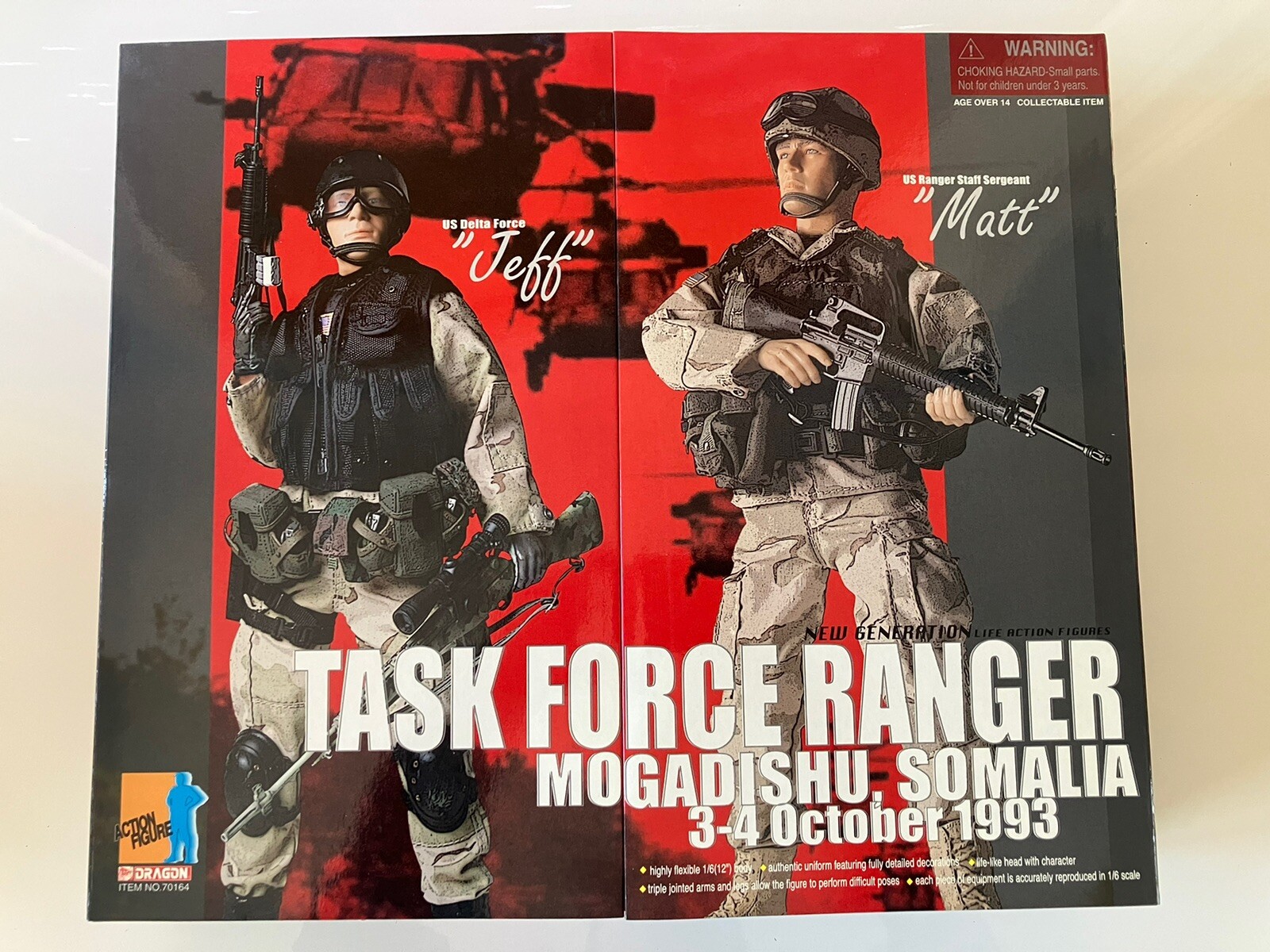 Dragon Mode1s 1/6 Action Figure Task Force Ranger Set Mogadishu ...