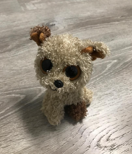 Ty Beanie Boos ROOTBEER the Dog Solid Eyes 6" Purple Tag Plush | eBay