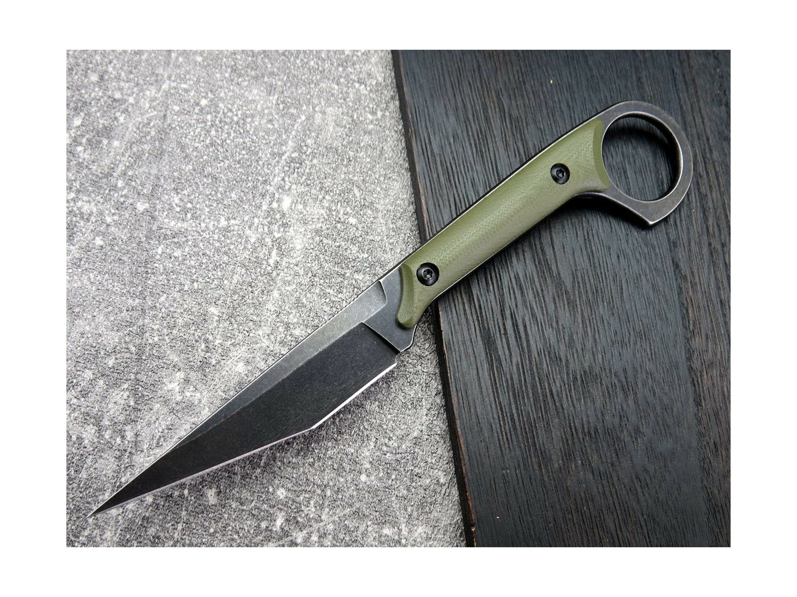 Canku C1140 Fixed Blade Knife,D2 Blade G10 Handle Claw Knife EDC ...