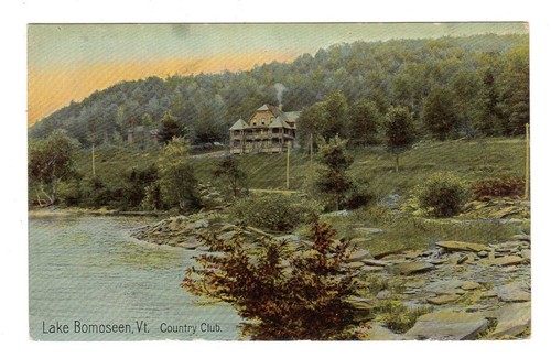 VT - CASTLETON HUBBARDTON VERMONT Postcard LAKE BOMOSEEN COUNTRY CLUB ...