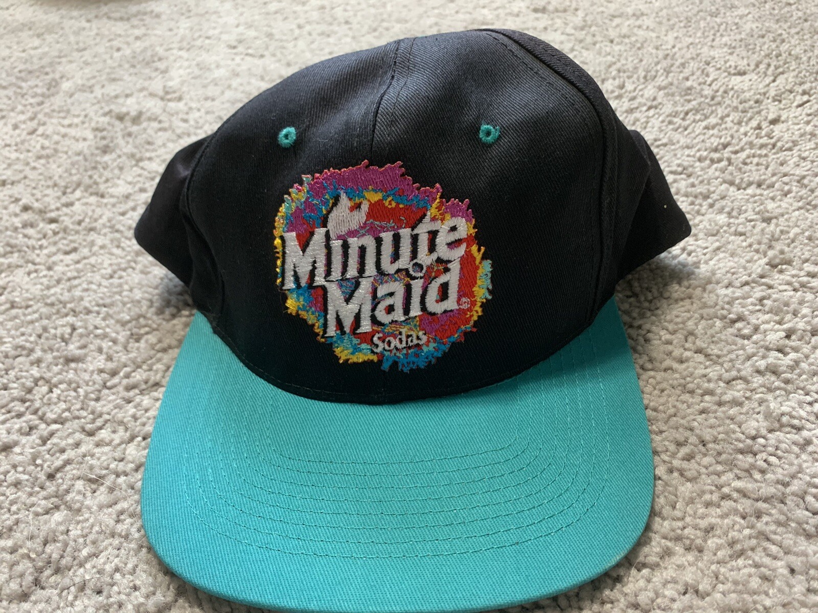 Vintage KC MINUTE MAID Sodas Baseball Cap Hat Snapbac… - Gem