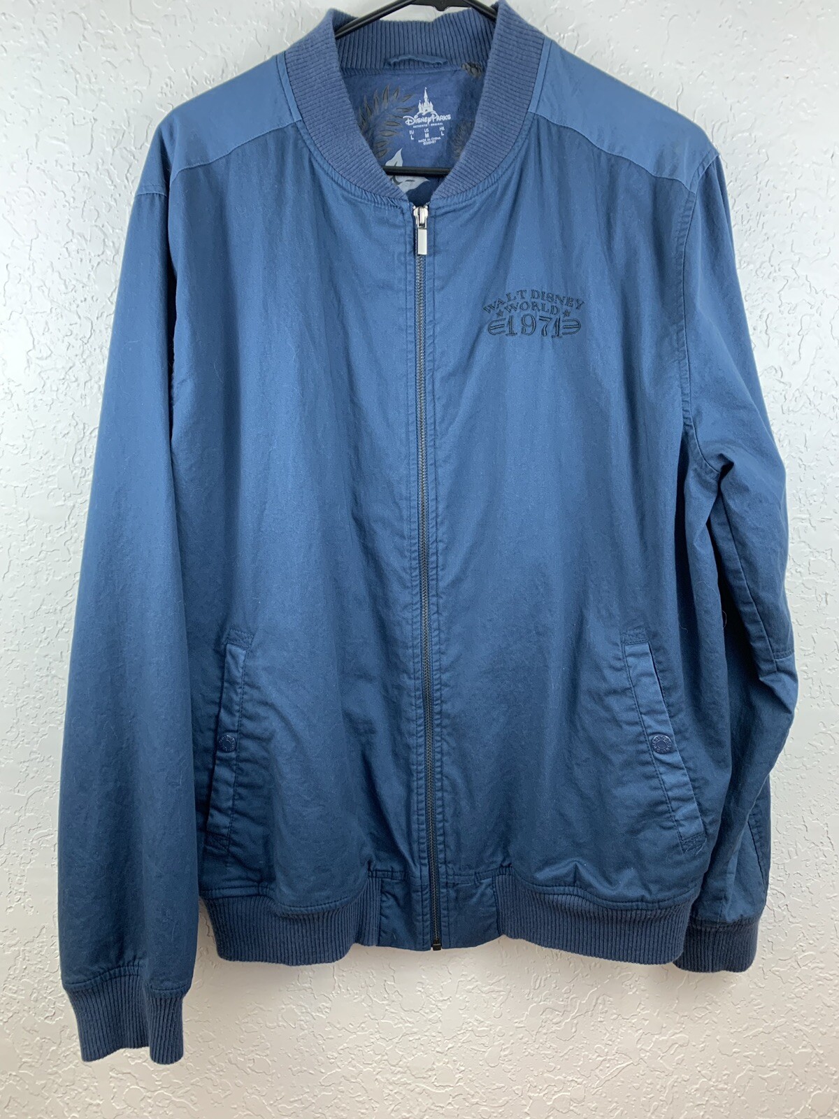 Disney Parks Walt Disney World 1971 Mens Blue Khaki L… - Gem