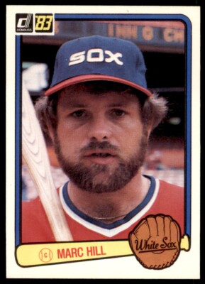 1983 Donruss.Baseball Marc Hill . Chicago White Sox #230 | eBay