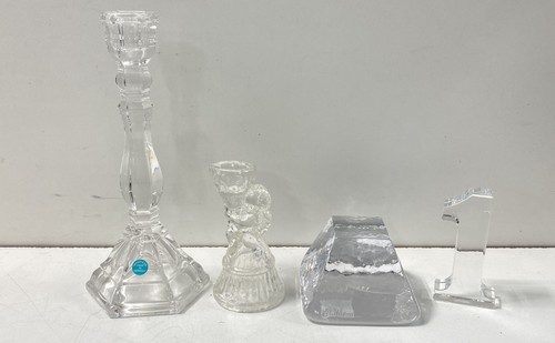 Assorted Fine Crystal Figurines. Lot of 5 Mix Brands and Hallmarks ...
