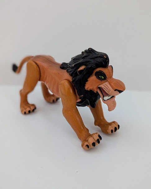 Vintage Mattel Disney The Lion King Fighting Action Figure Scar | eBay