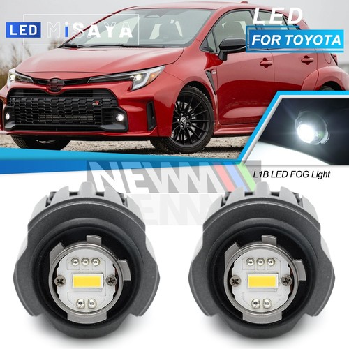 2x L1B LED Fog Light Bulbs For 2019+ Toyota Corolla Hatch GR Corolla ...