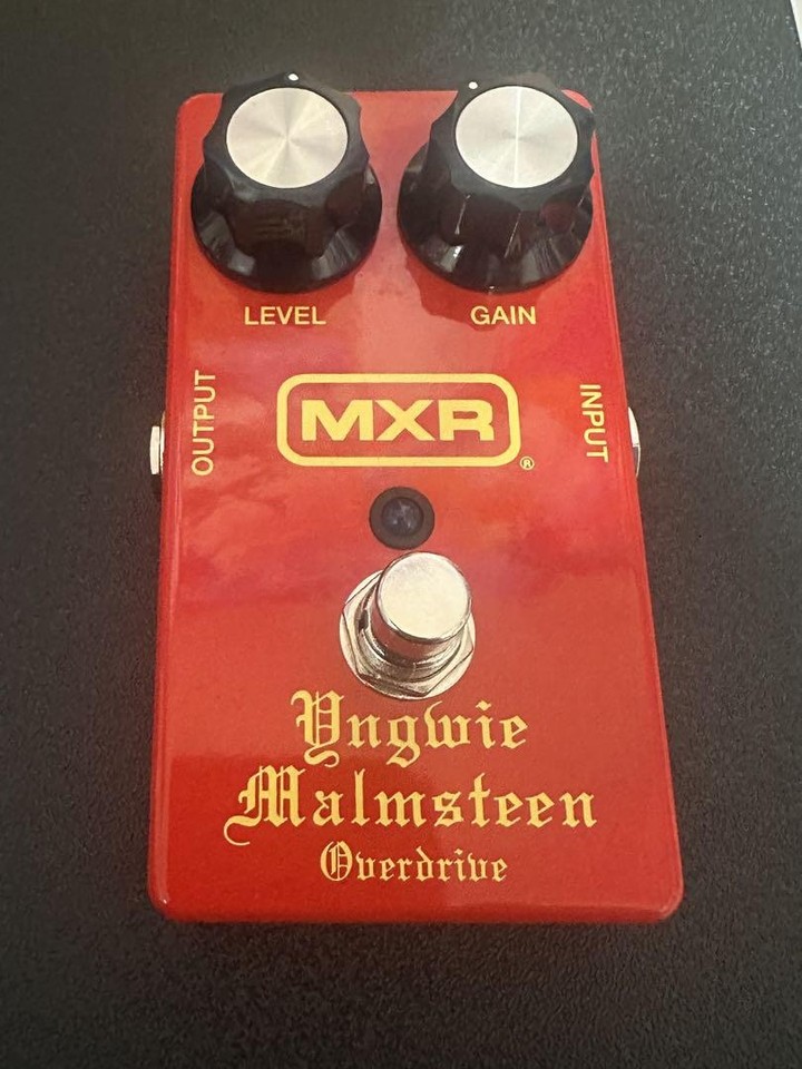 MXR Yngwie Malmsteen Overdrive Guitar Pedal Red Used | eBay