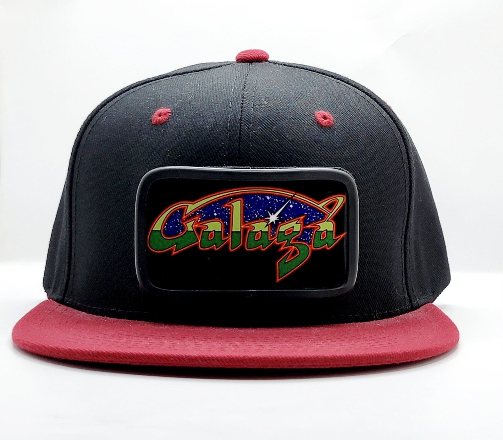 Galaga Hat, Removable Metal Patch, FlatBill,Snapback | eBay