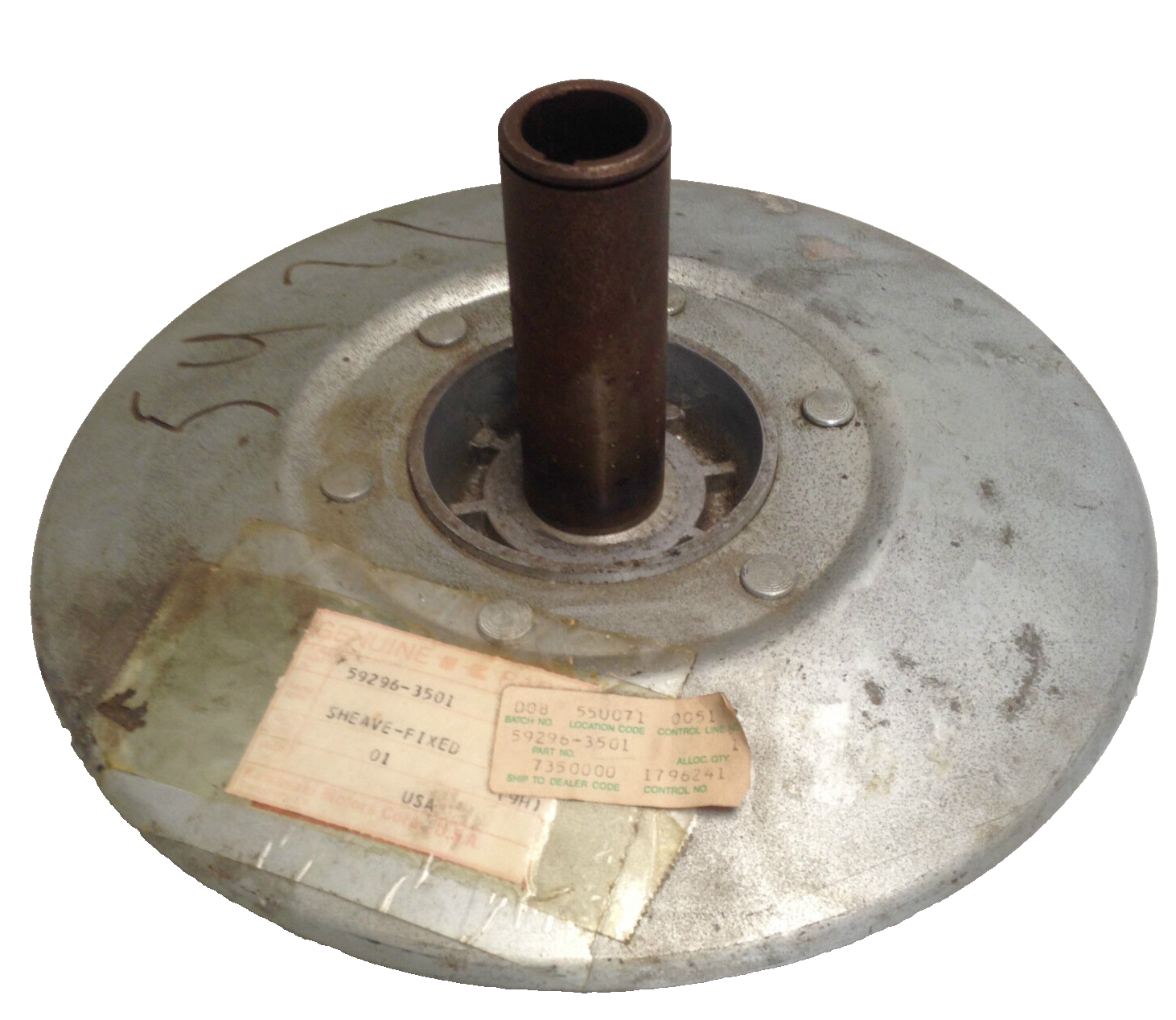 KAWASAKI SNO-JET SNOWMOBILE DRIVEN CLUTCH FIXED SHEAVE ASM WITH BRAKE ...