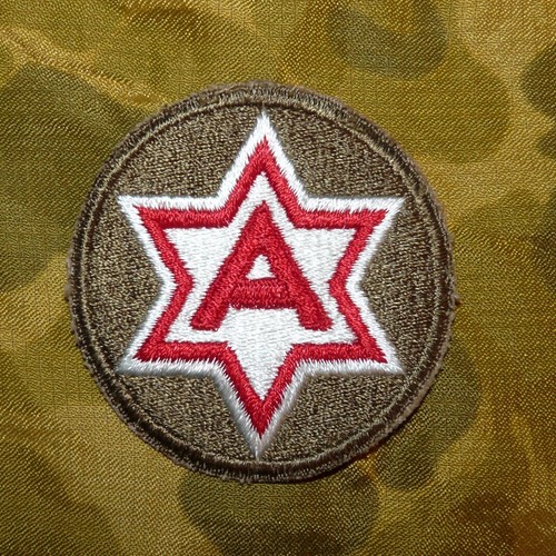 Original WW2 US Sixth Army Embroidered Sleeve Patch PTO (no glow) | eBay
