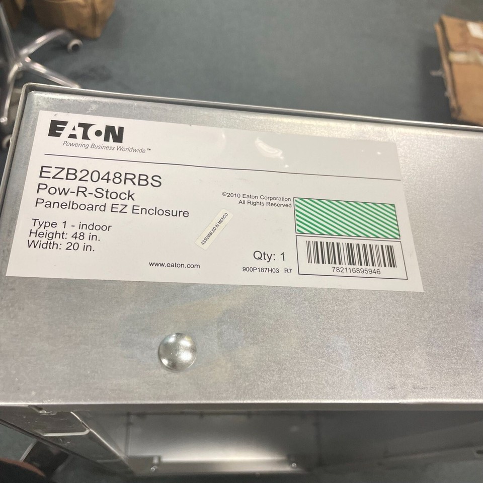 EATON PRL2x PANELBOARD 3PH 4W 42 Cir NEMA 1 Indoor 48 x 20 in 225 AMP ...