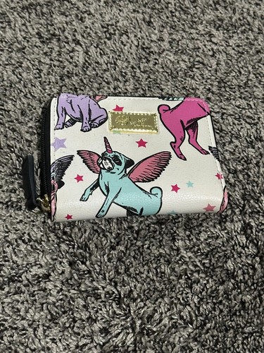 Betsey Johnson Unicorn Pug Wallet | eBay