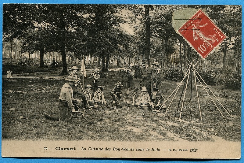 CPA: Clamart - La Cuisine des Boy-Scouts sous le Bois | eBay