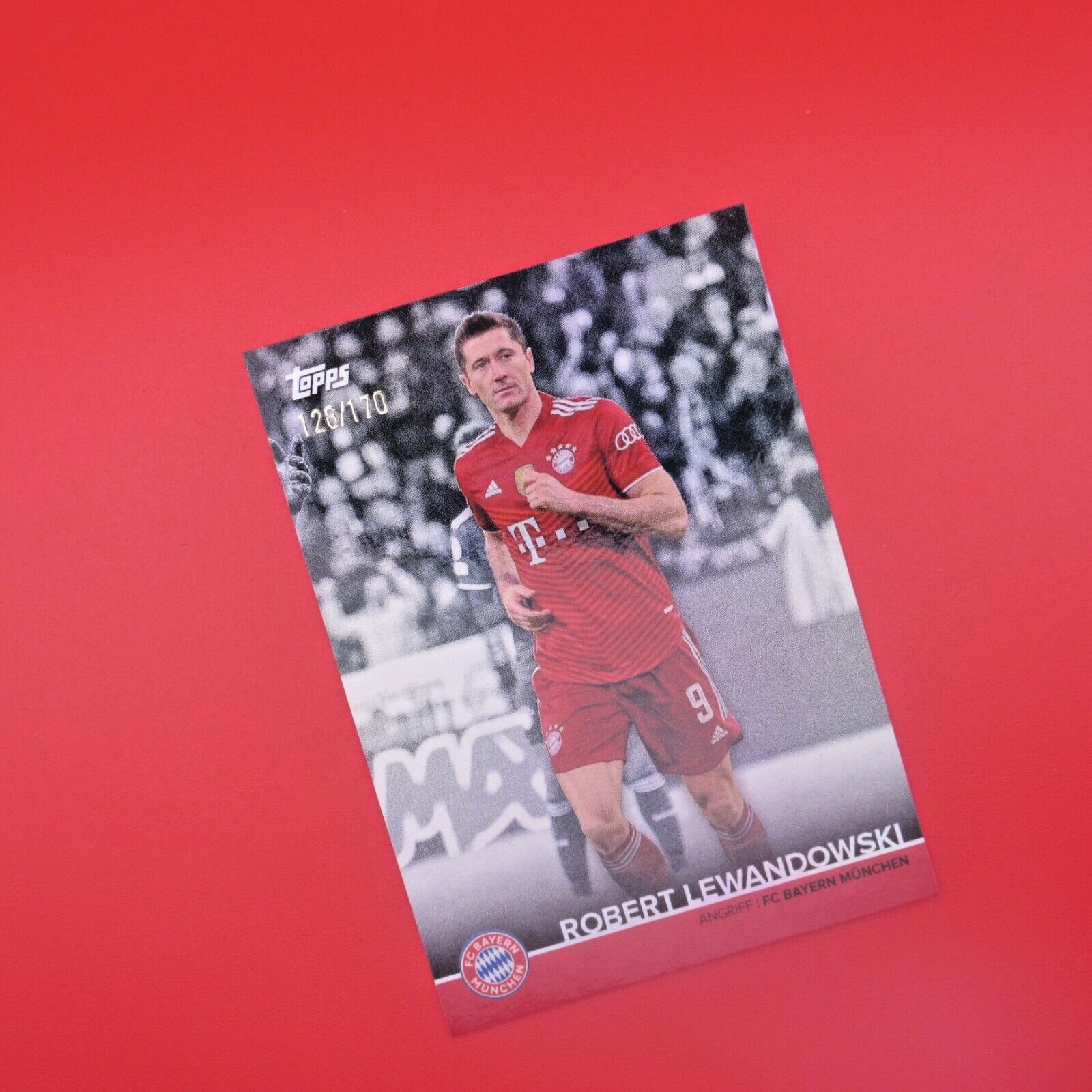 Robert Lewandowski 126/170 | Rainbow | Topps FC Bayern Munich Team Set ...