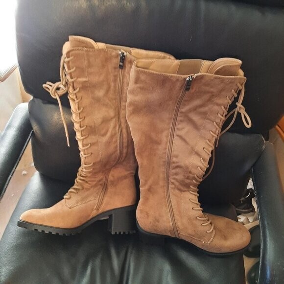 NEW ! Journee Collection Jenicca Boot Women Light Tan Size 9 | eBay