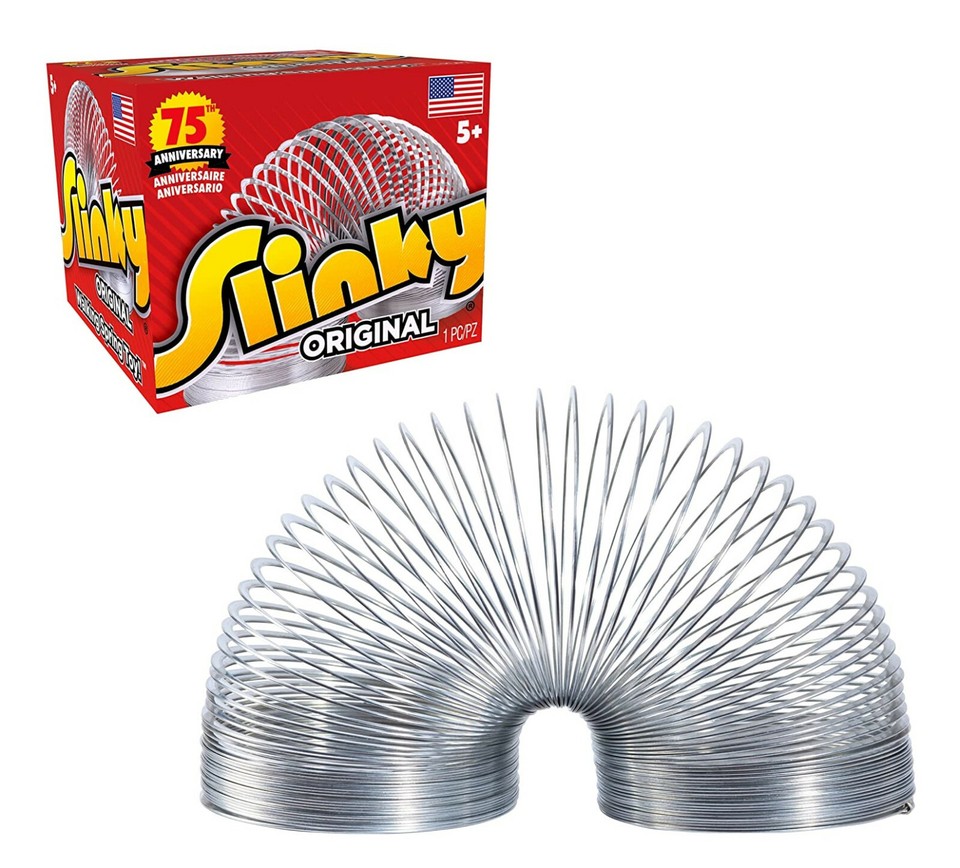The Original Slinky Walking Spring Toy - 75th Anniversary USA Made ...